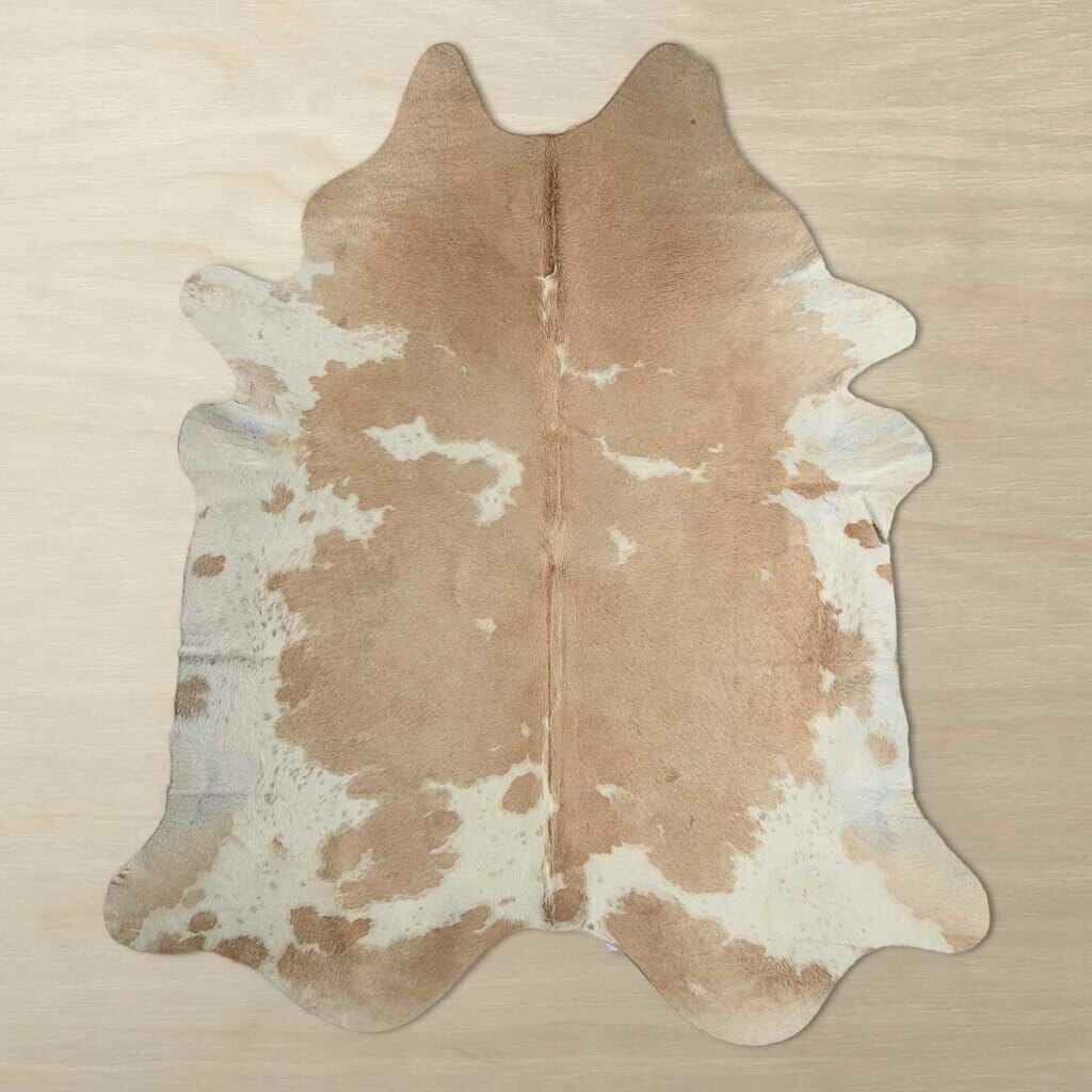 Classic Beige Cowhide Rug 235 X 210 Cm - Bagé Home