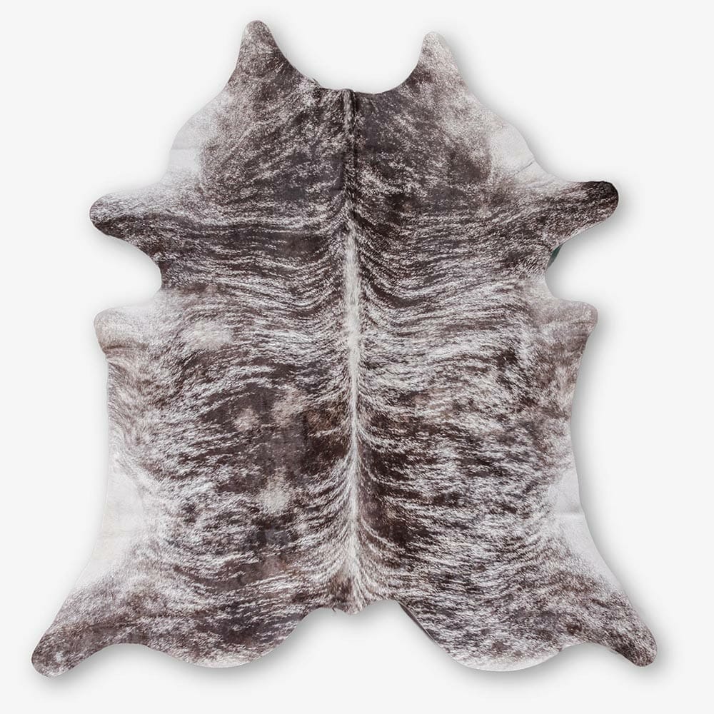 Brindle Grey Cowhide Rug 204 X 199 Cm - Bagé Home