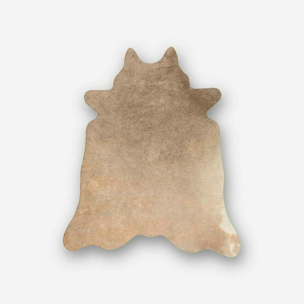 Tan Cowhide Rug Extra Large 225 X 232 Cm - Bagé Home