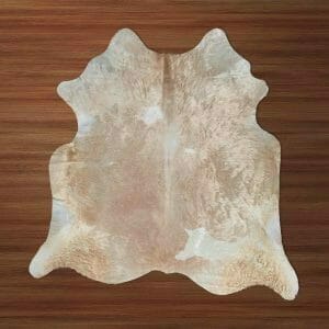 Beige Cowhide Rug Small 192 X 209 Cm - Bagé Home
