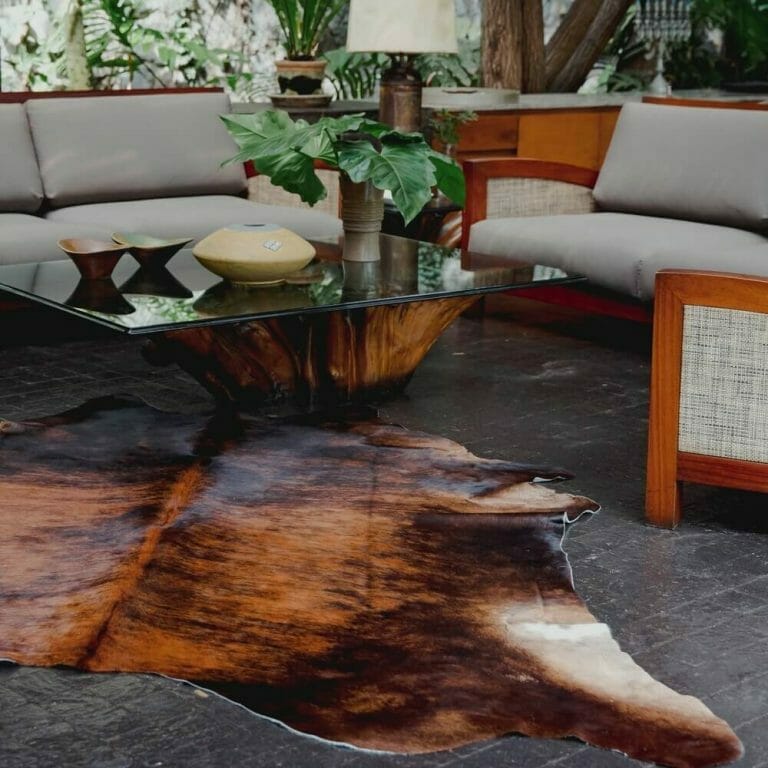 Brown Cowhide Rug Extra Large 230 X 200 Cm - Bagé Home